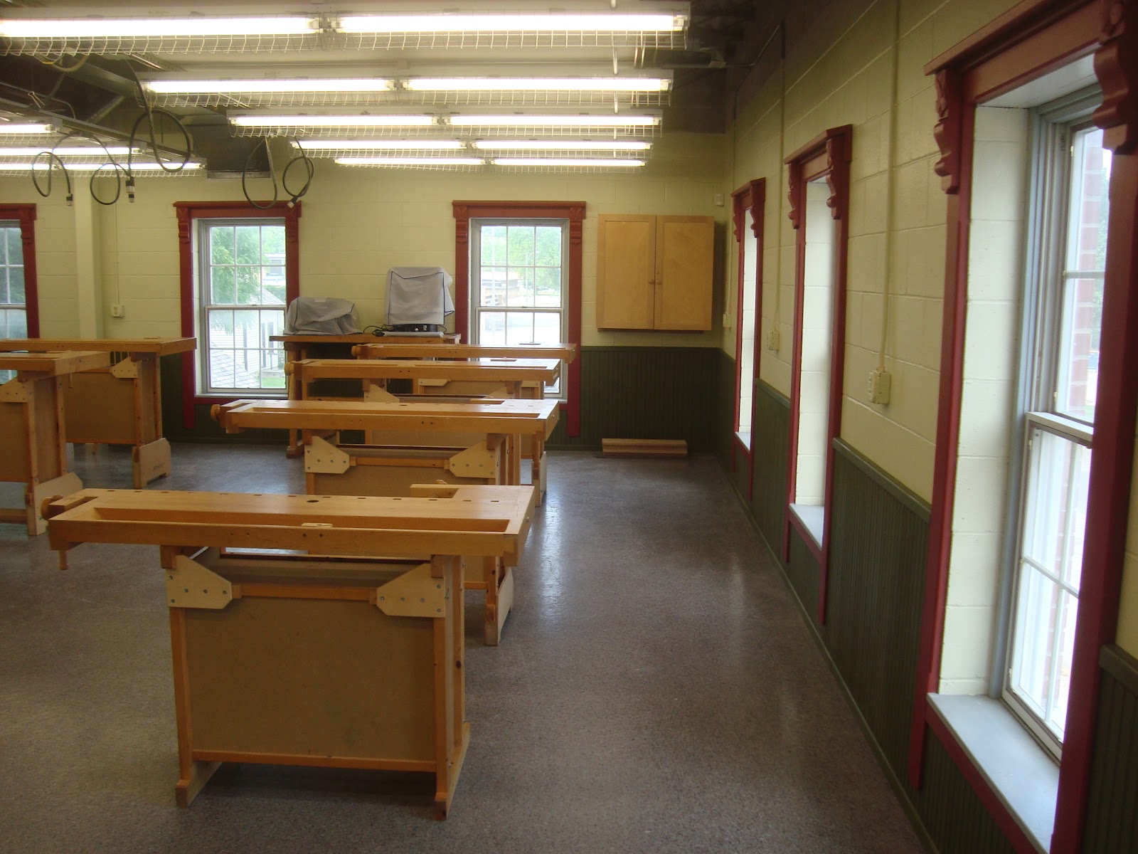 Woodworking Classroom Makeover