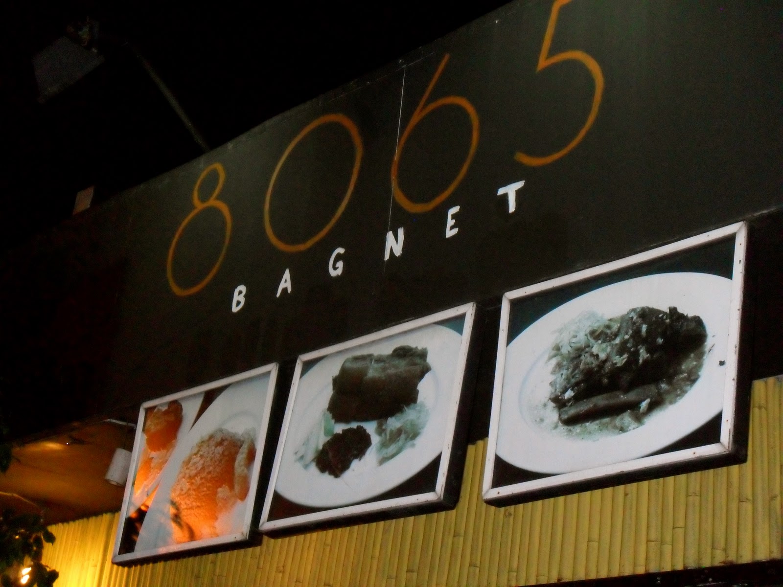 i - first person singular: 8065 Bagnet