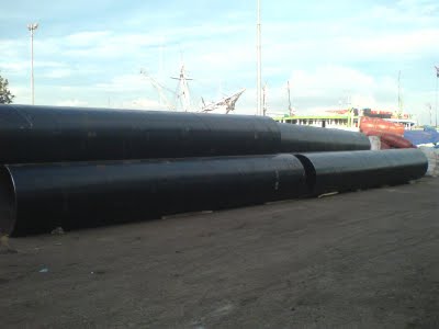 Tiang Pancang Semarang: Tiang Pipa Baja