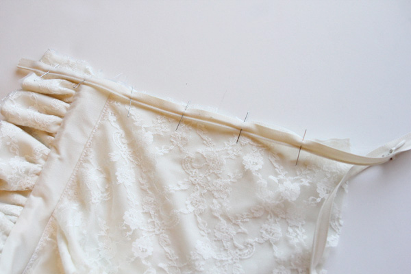 lace dress with ruffle collar pattern + tutorial - see kate sew