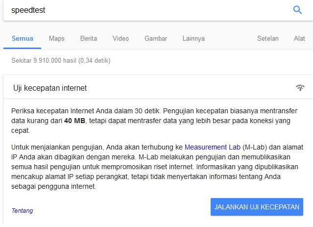 Cara Mudah Uji Kecepatan Internet – CandraLab Studio