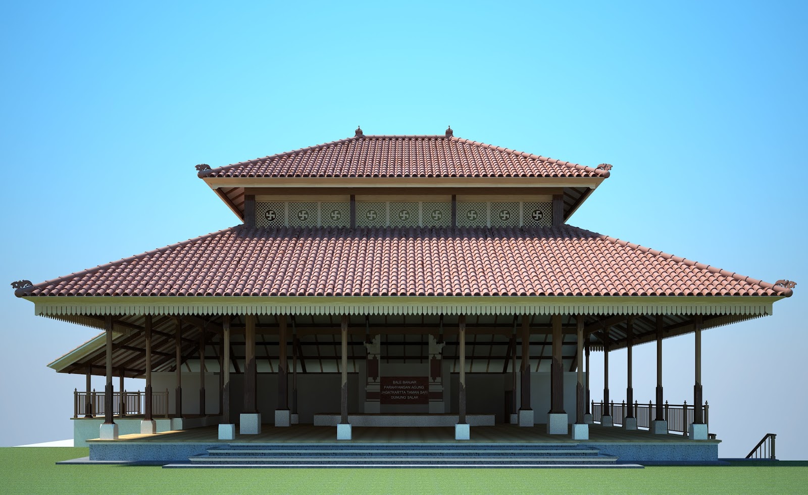 Wantilan Bale Banjar Bali