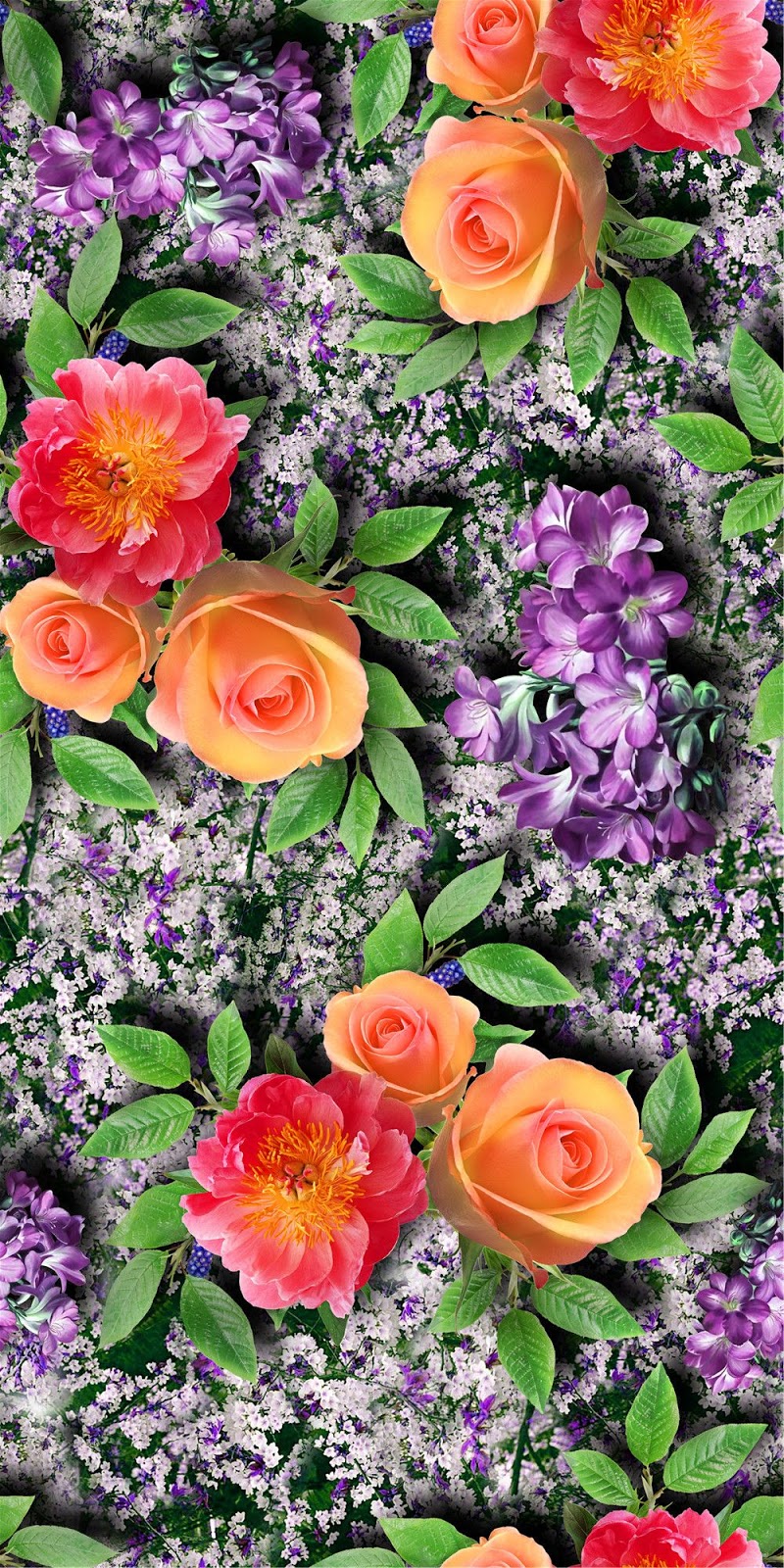 NATURAL COLLAGE_Flower Design_Digital Print_1 | Joy Design Studio