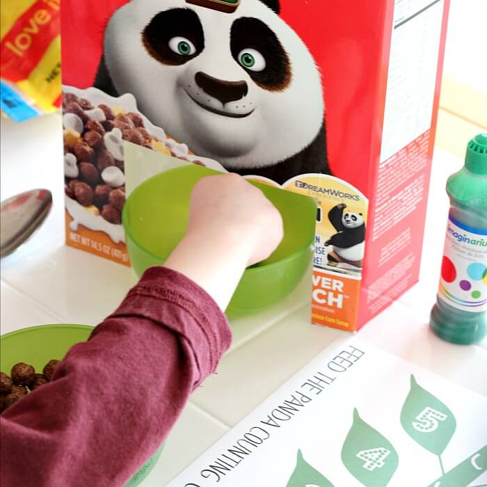 Feed the Panda Counting Activity for Preschoolers with Free Printable ...
