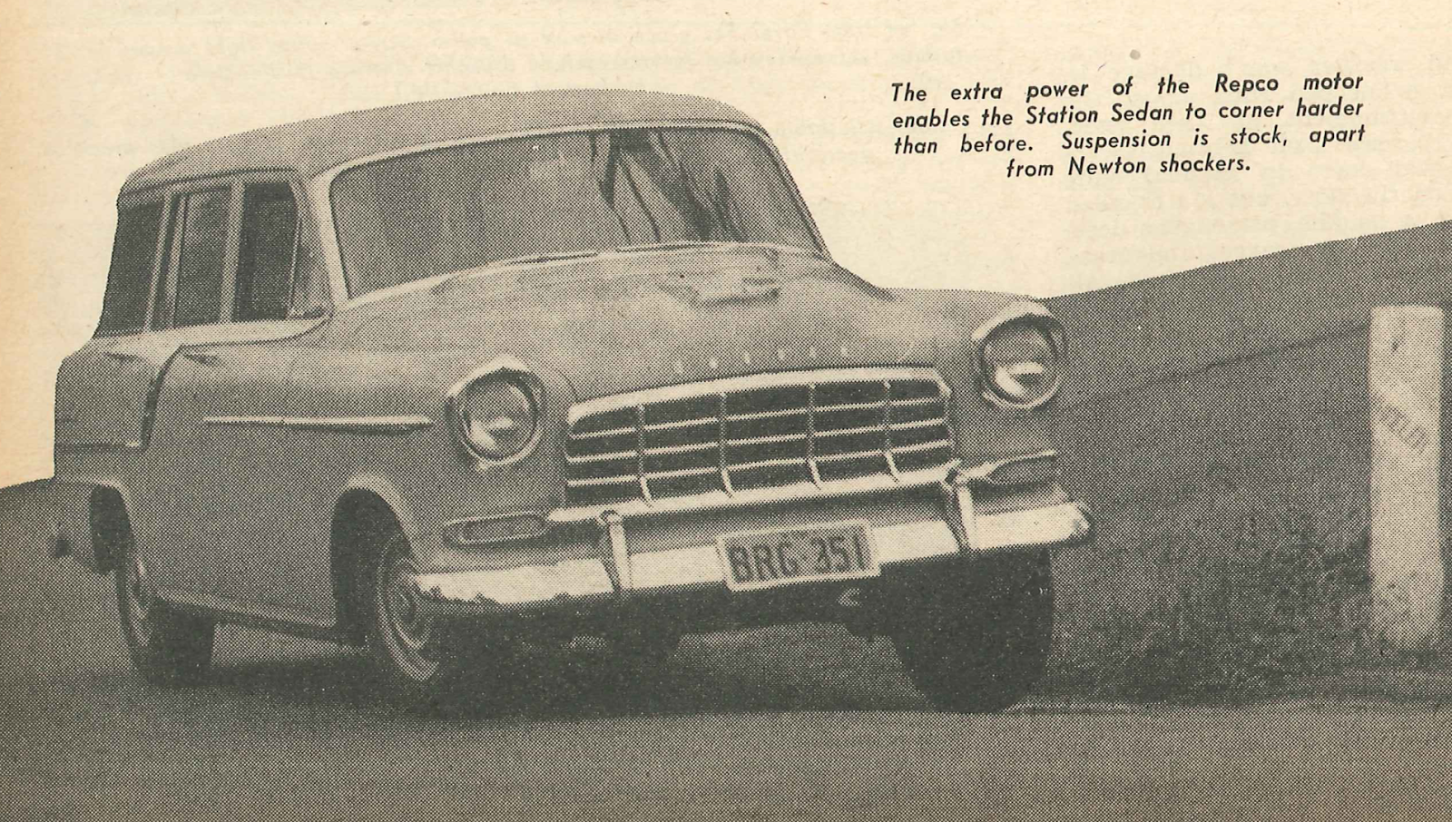 Repco Powered FC Holden ~ Holden Grey Motor