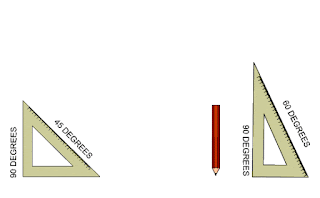 NSNSM : DRAWING ANGLES WITH SET SQUARES