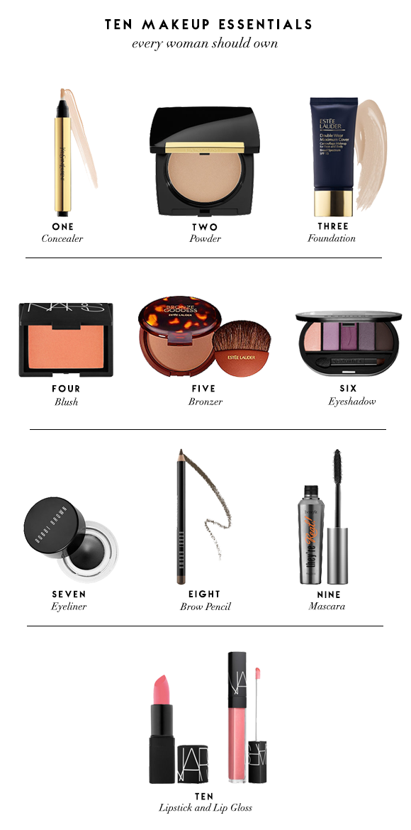 Life file: 10 Makeup Essentials Every Woman Should Own – Gaby Burger