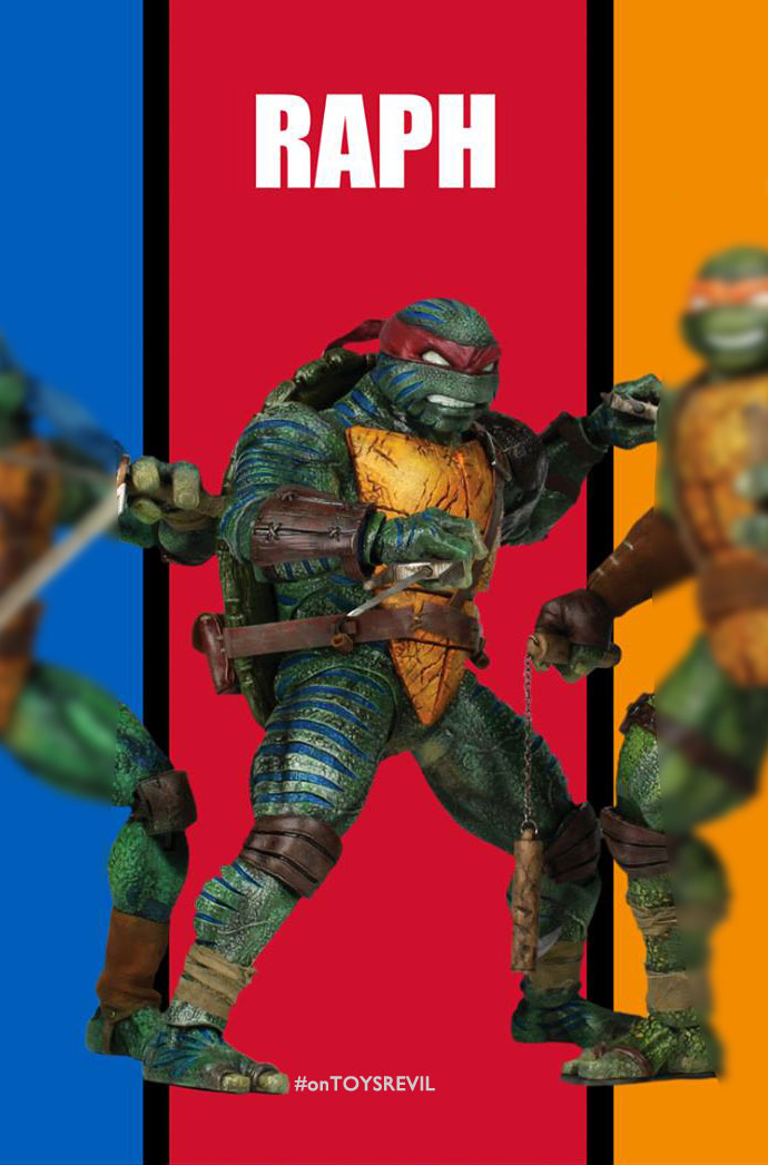Teenage Mutant Ninja Turtles by Kevin Eastman x threezero Teased In Color!