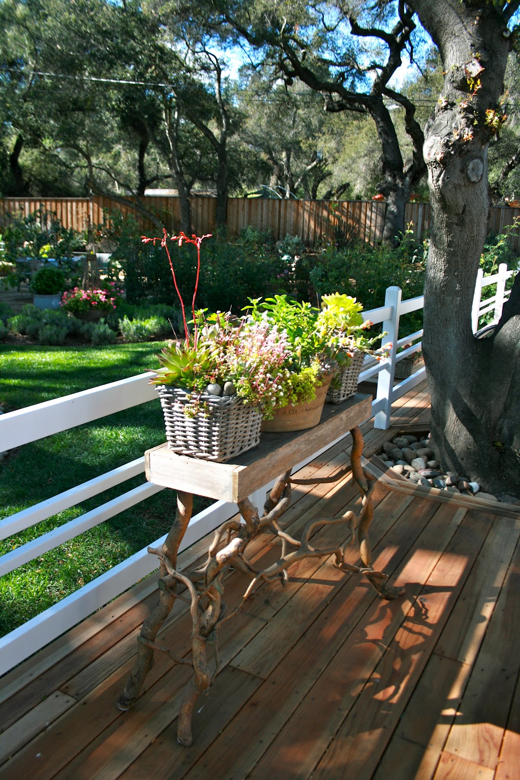 The Polished Pebble: Deck Details: Before and After