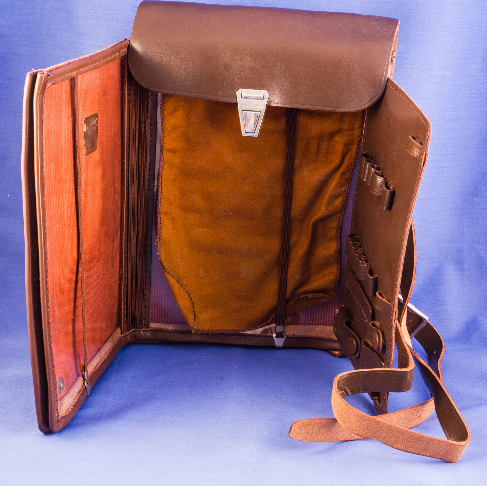 Art & Collectibles Like new USSR Russiailitary Officer2 Leather Map Bag ...