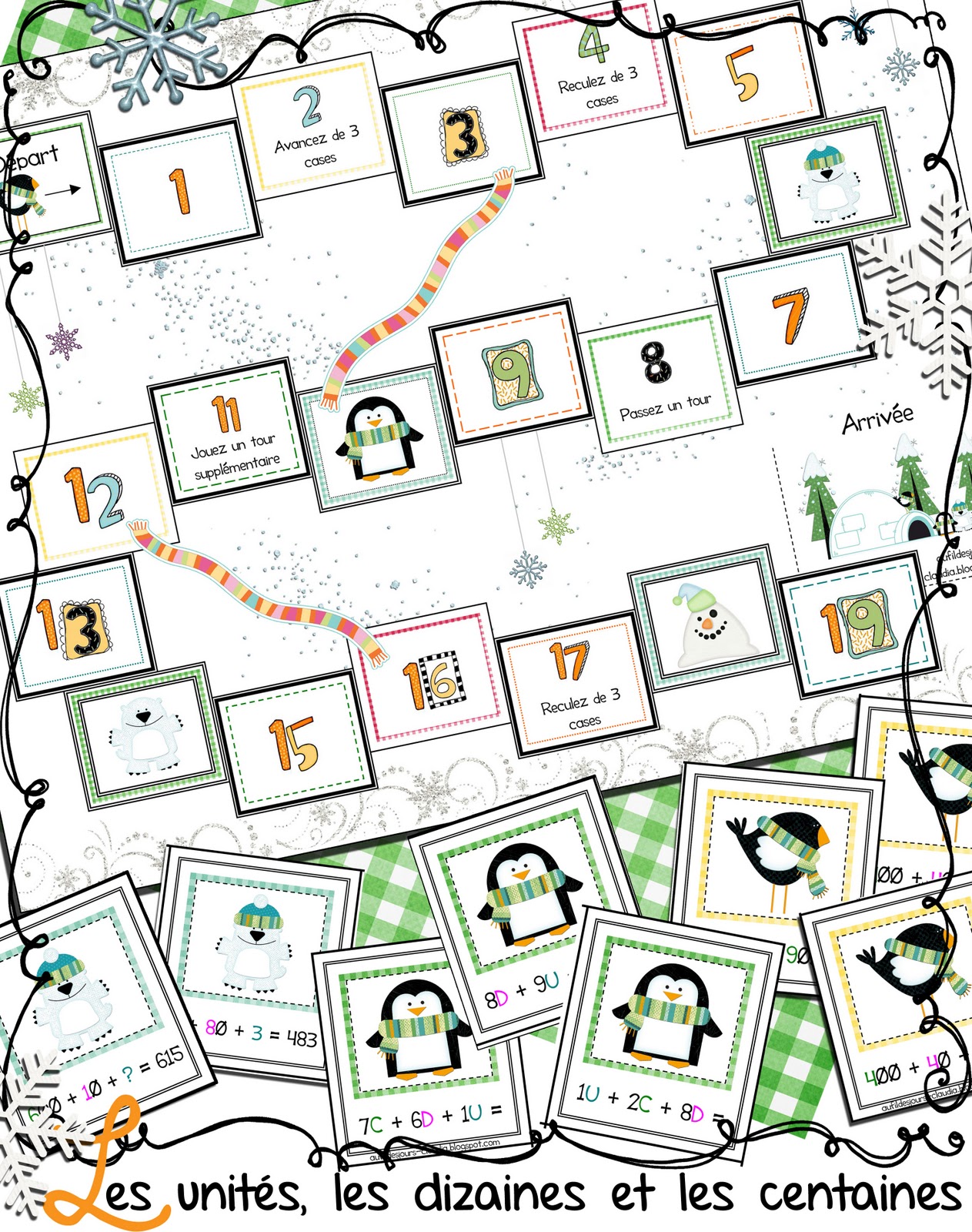 Au fil des jours: Les unités, les dizaines et les centaines..