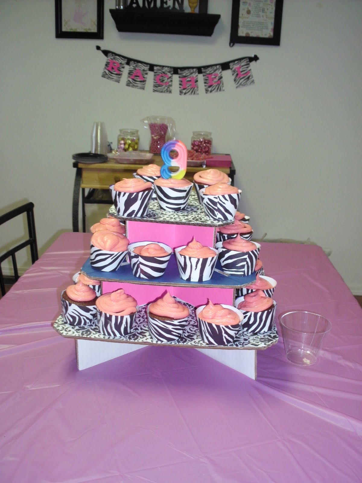 Dirt Road Damsel: Pink and Zebra Print Birthday Party!