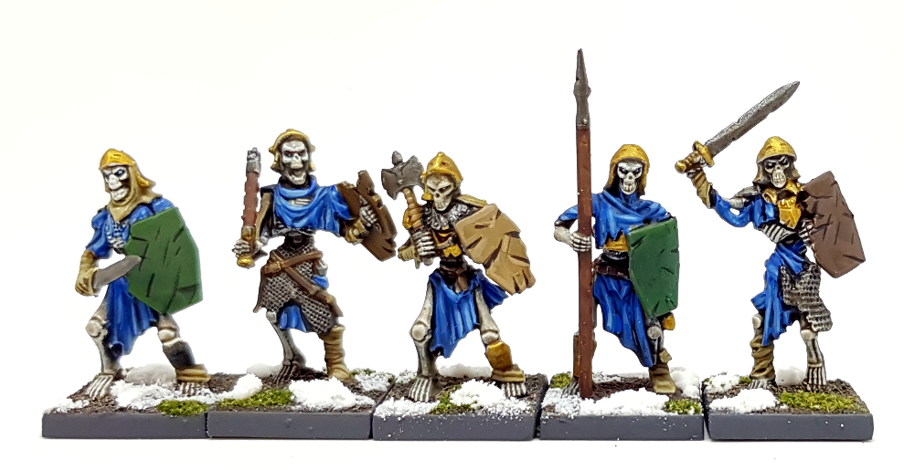 Left Handed Panzerfaust: Some Frostgrave Skeletons and lets get to 500 ...