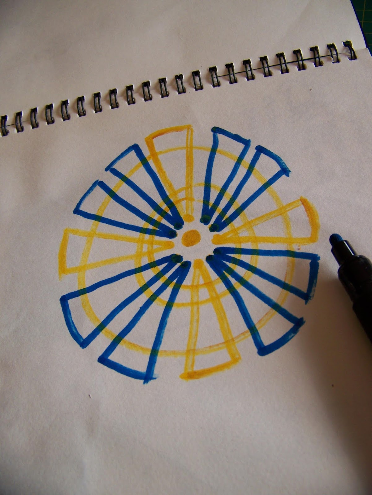 A Pretty Talent Blog: How to draw an uncomplicated wind-pump