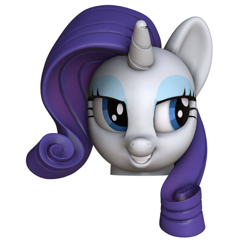 My Little Pony Pencil Topper Figure Rarity Figure by Surprise Drinks ...