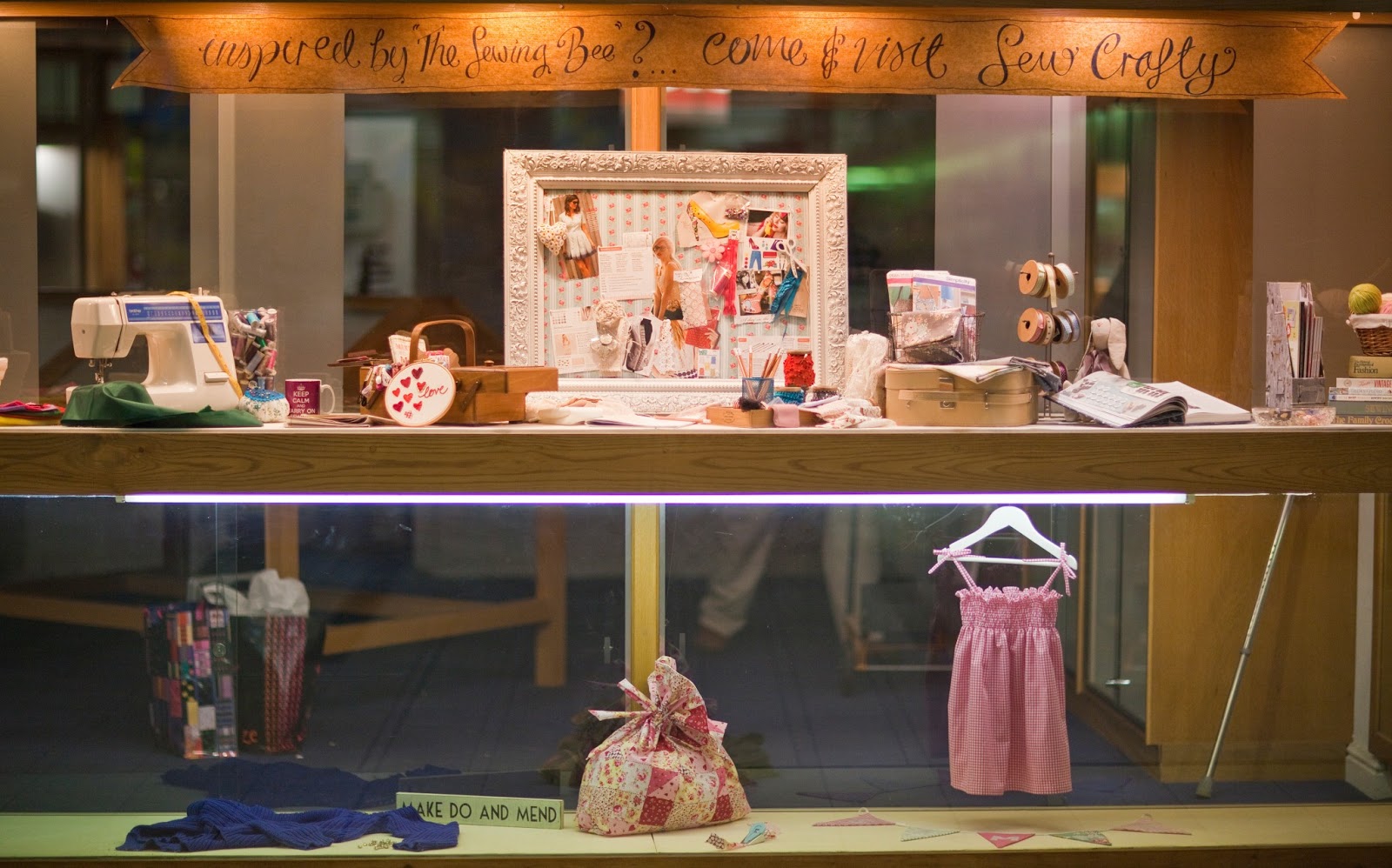 Live it . Love it . Make it.: Love it: Sew Crafty Window Display Special