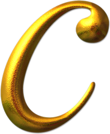 Letras en Dorado. Golden Letters. - Oh my Alfabetos!