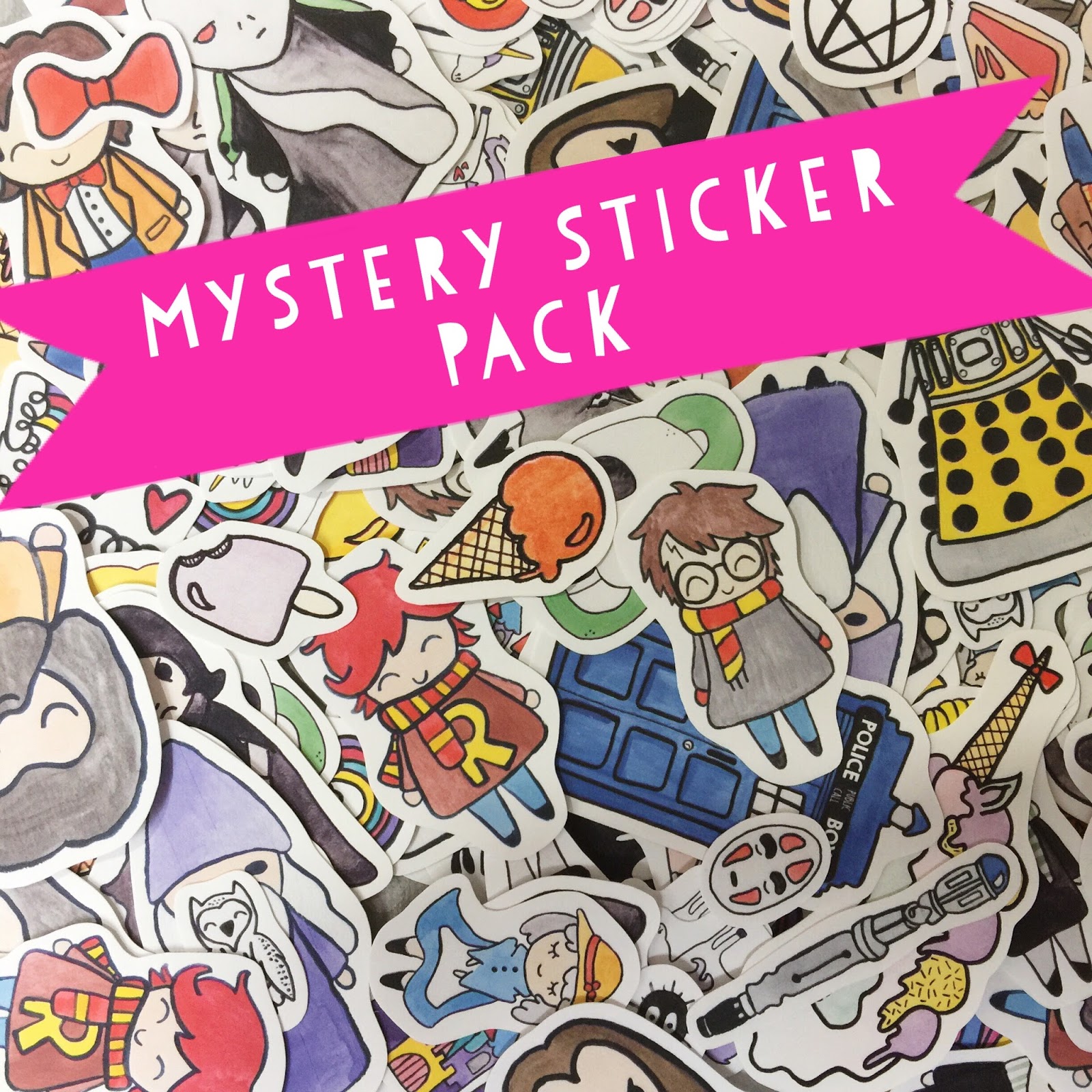 Hello Quirky Design: Mystery Sticker Packs Are Here!