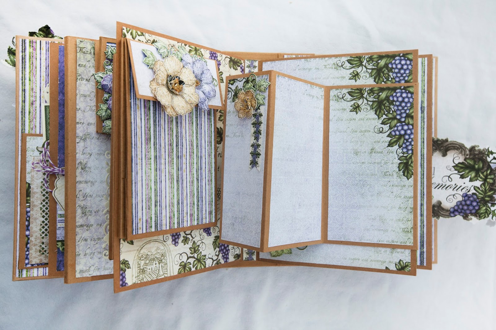 Leisha's Blog: Flip Fold album with Heartfelt Creations.