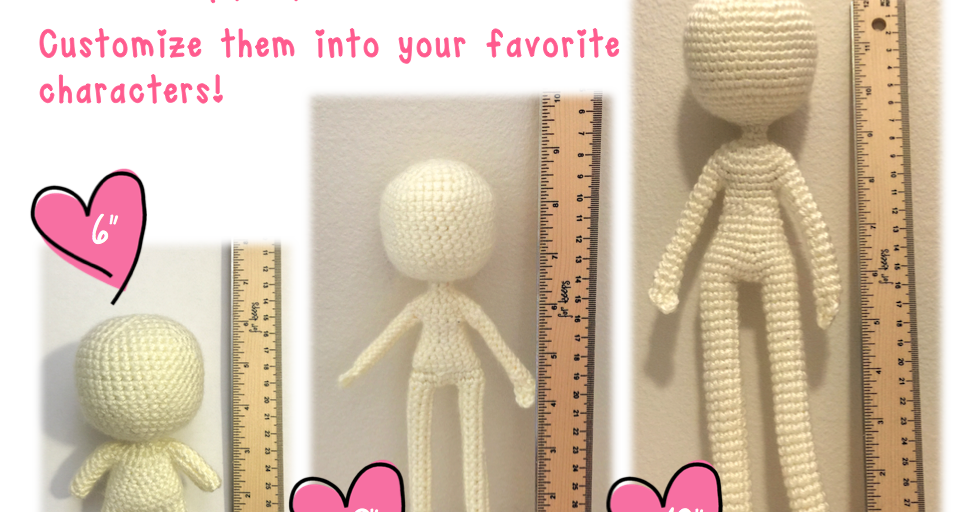 Doll Base Family: 6", 9", 12" - Sweet Softies