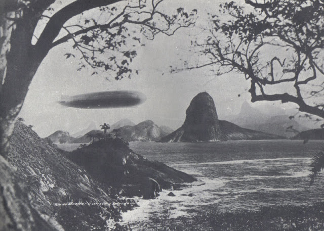 FOTOS ANTIGAS: ZEPPELIN NAZISTA SOBREVOANDO GUANABARA-RJ EM 25 DE MAIO ...