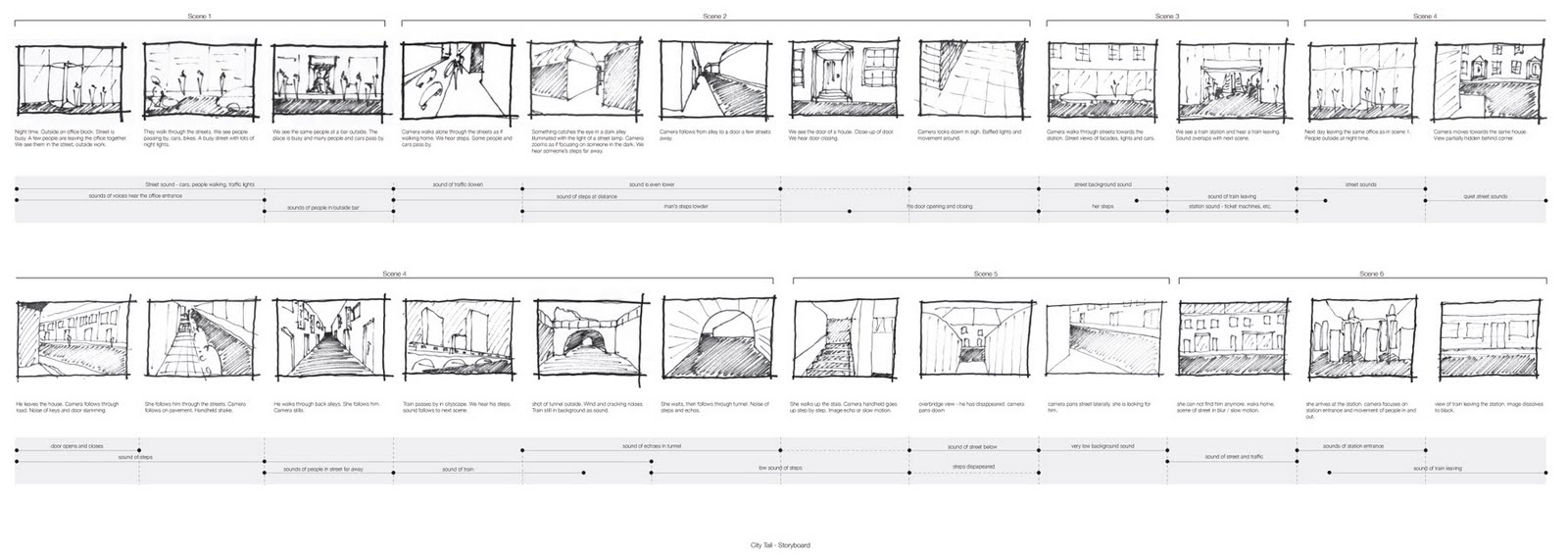 nicolau faria: City Tail - Storyboard