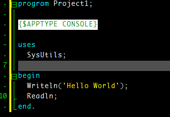 My Programming Diary: Object Pascal - Hello World