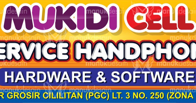 Contoh Banner Spanduk Counter Handphone