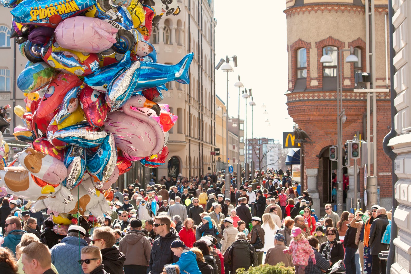 Light Underside: Vappu Tampere Style