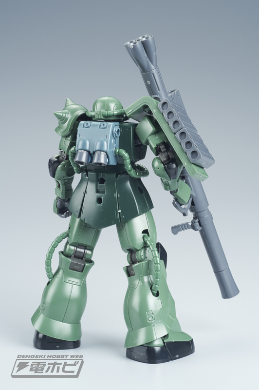 HG 1/144 MS-06 Zaku II Type C / C5 Sample Images by Dengeki Hobby