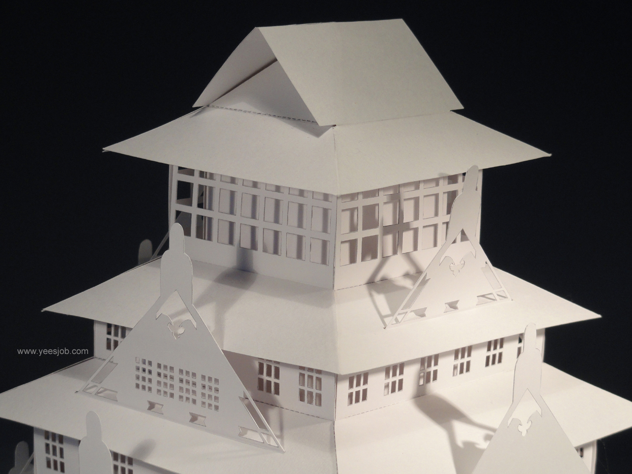 The Kingdom of Origami Architecture: The Osaka Castle Pop up Architecture