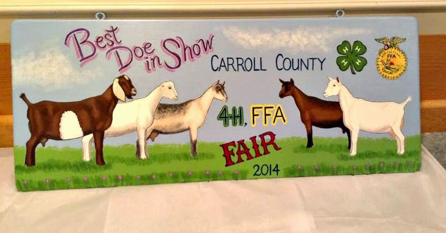 Phils4winds; paintings on Wood and Slate : Dairy Goat Show Award, goat ...