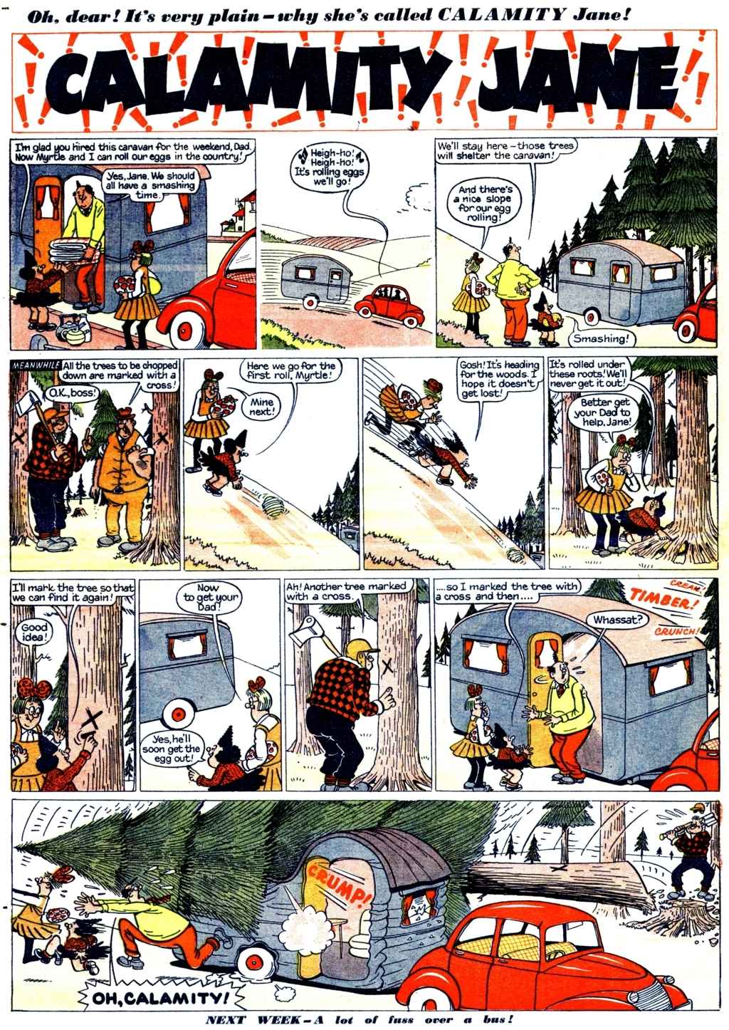 Old-fashioned Comics: Calamity Jane - UK Comics Archive Compilations