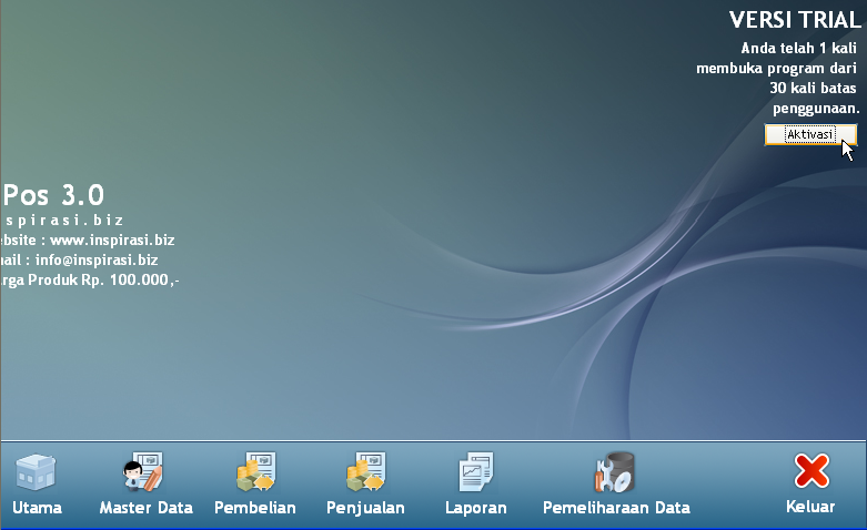 Aktivasi Program IPOS 3 | Program Toko