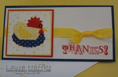 It's a La Dee Dah Day!: LEFTOVERS & A CHICKEN THANK YOU CARD