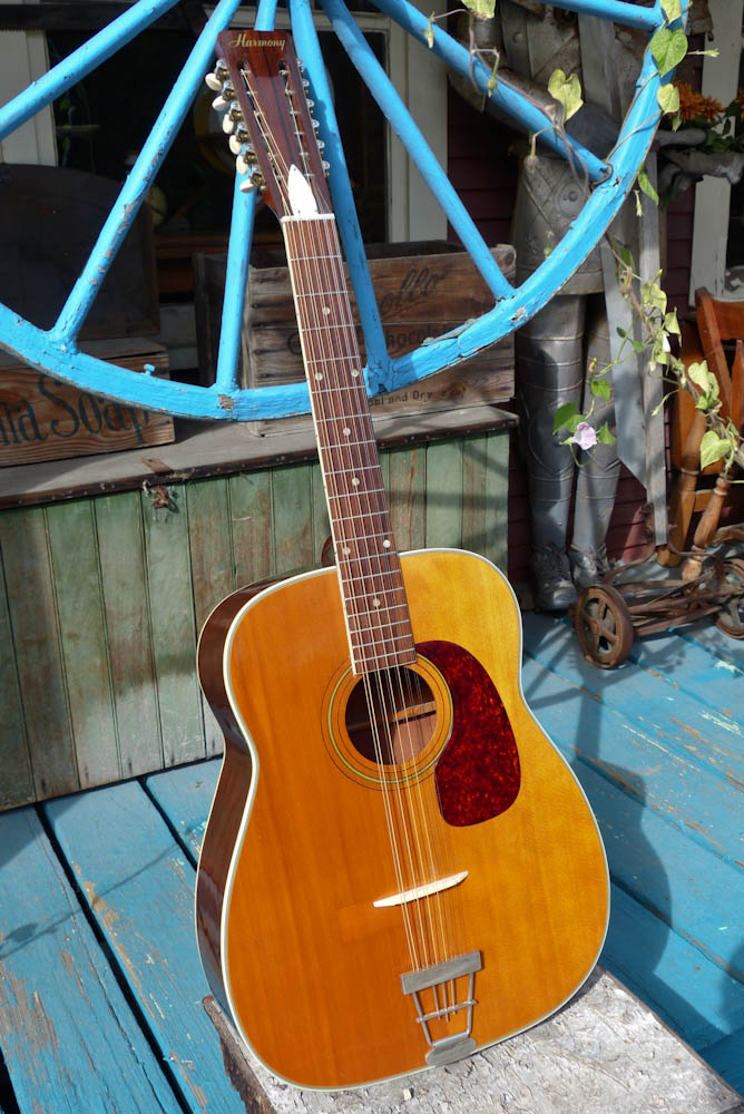 1970 Harmony H1270 Sovereign Jumbo 12-String Guitar