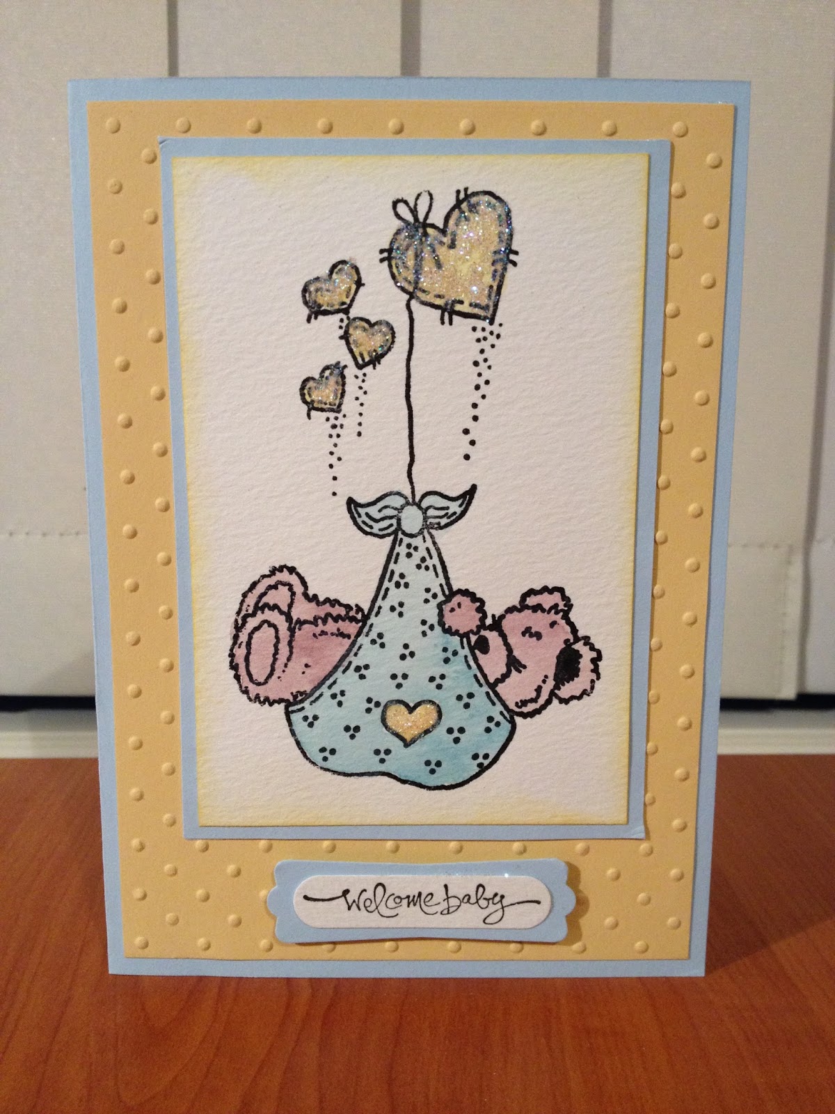 Stamping Passion: Baby Card