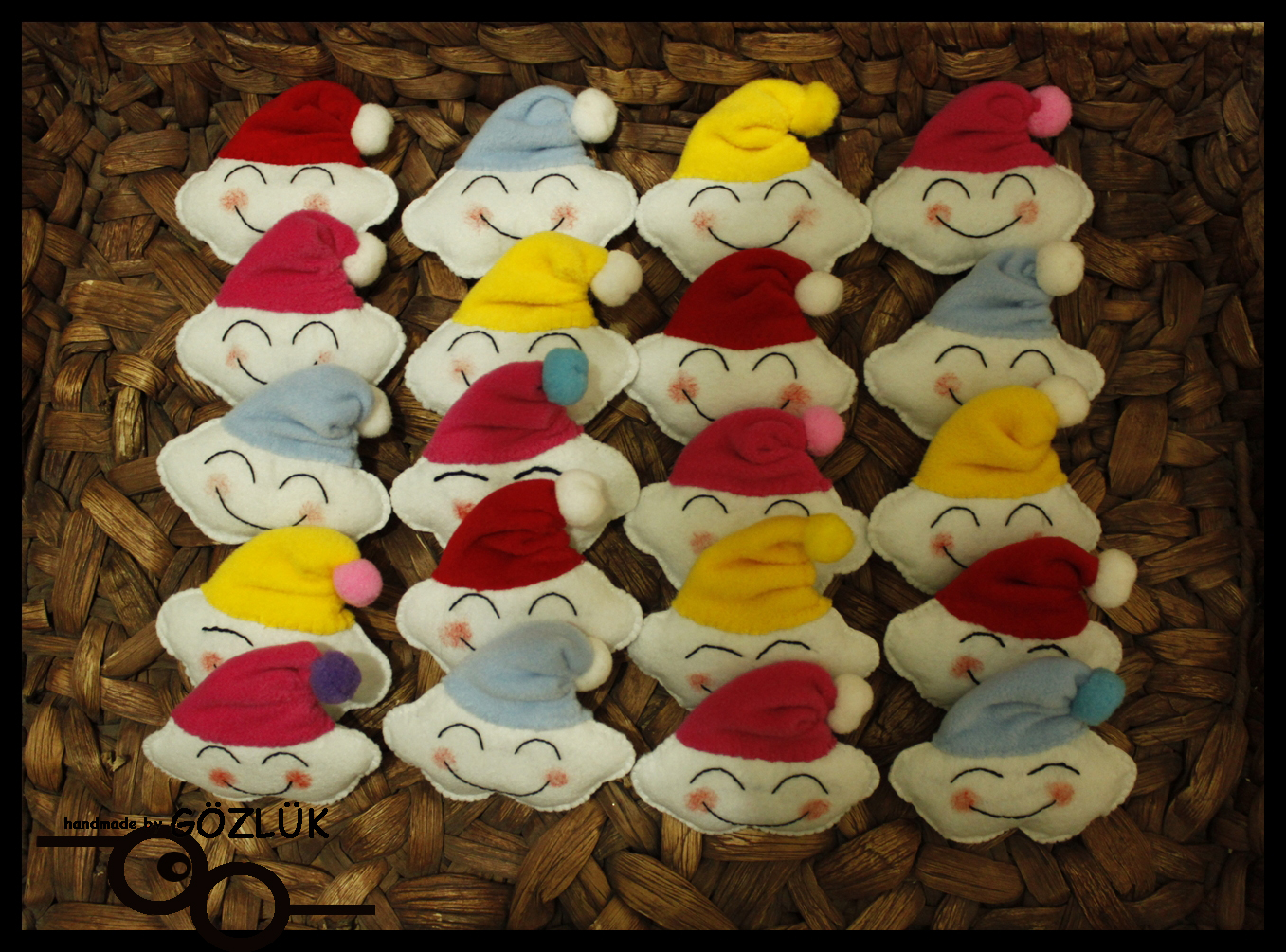 GÖZLÜK HANDMADE - El yapımı, renkli, eğlenceli, keçe ve polar ürünler ...