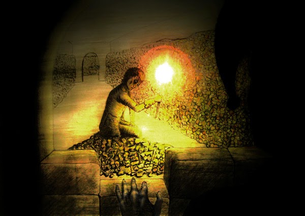 The New York Times Crossword in Gothic: 10.31.14 — Immurement