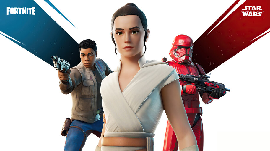 Rey, Sith Trooper, Finn, Fortnite, Skin, Outfit, 4K, #3.1511 Wallpaper ...