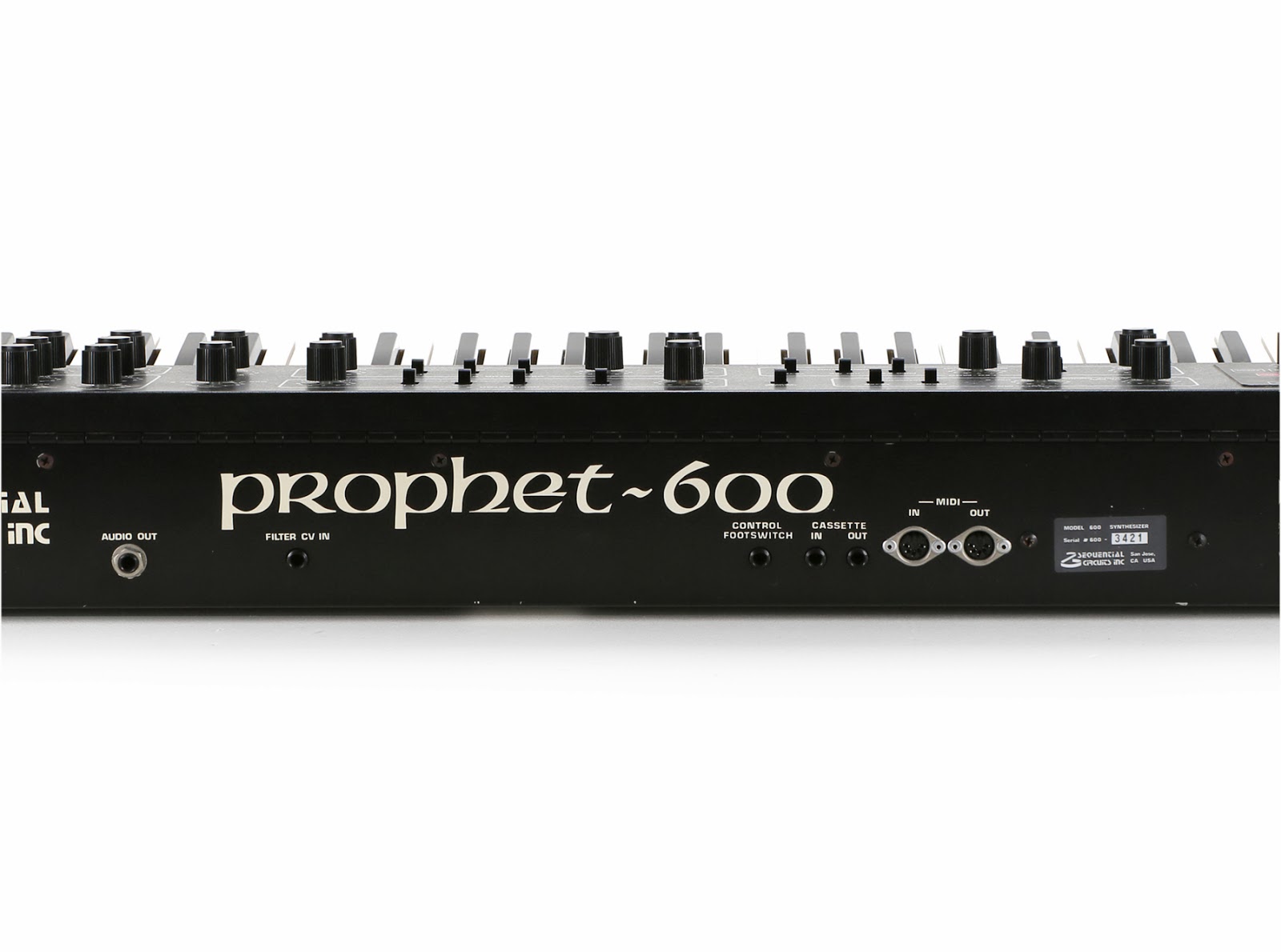 MATRIXSYNTH: Sequential Circuits Prophet 600 Vintage Analog Synth SN 3421