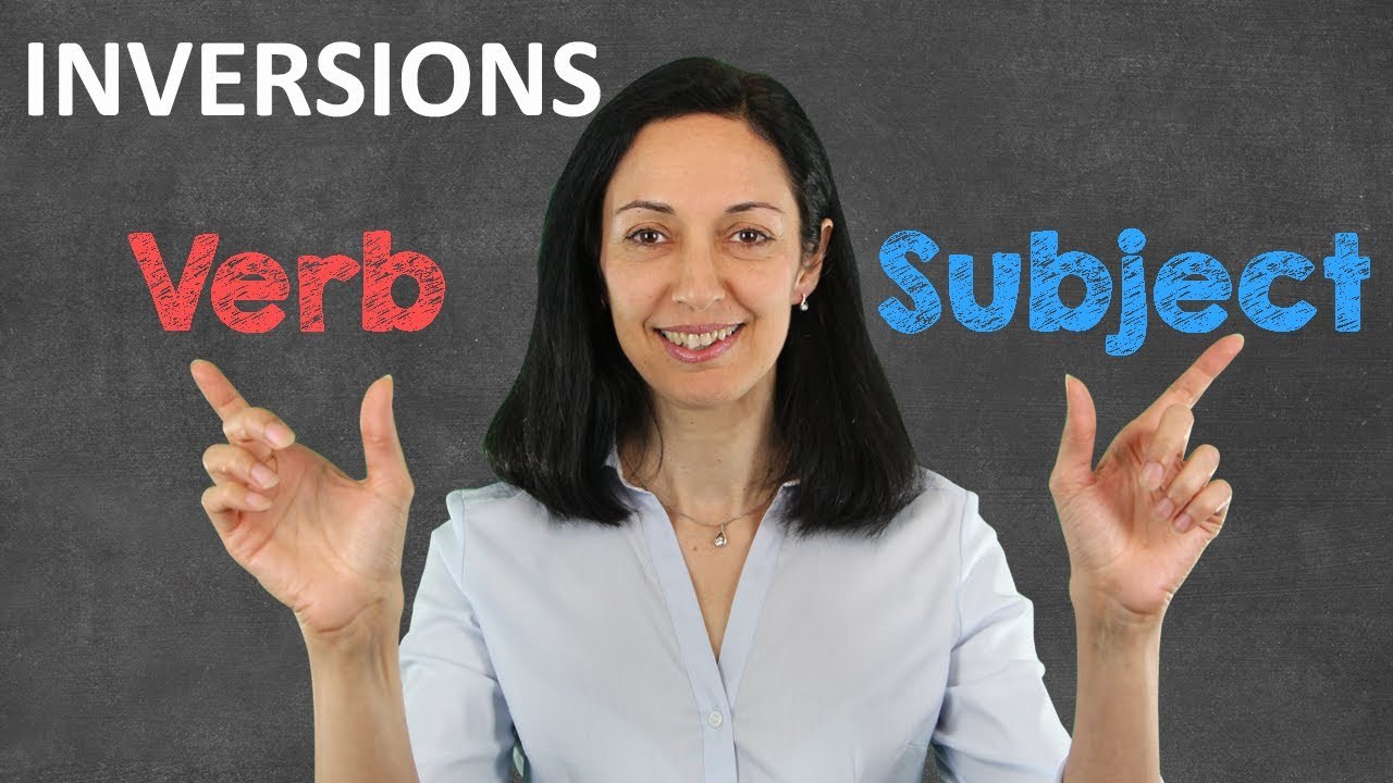 Subject-verb inversion in English