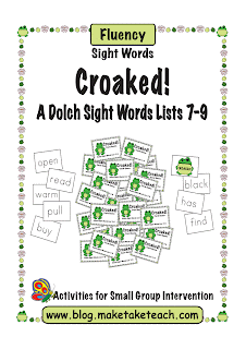 Classroom Freebies Too: Hoppin Fun Sight Word Freebie!