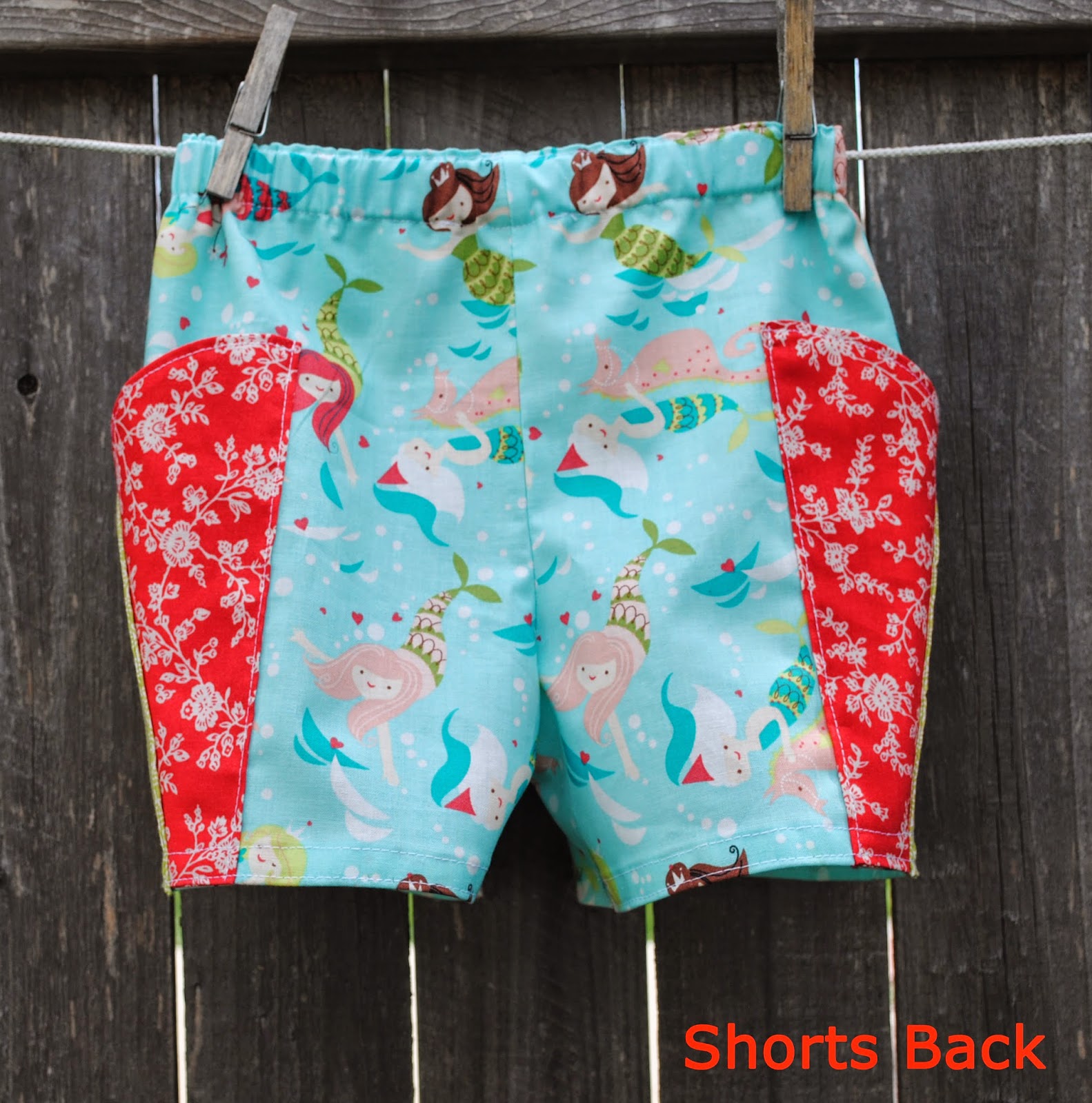 Milostones Creates: {Mermaid Shorts}