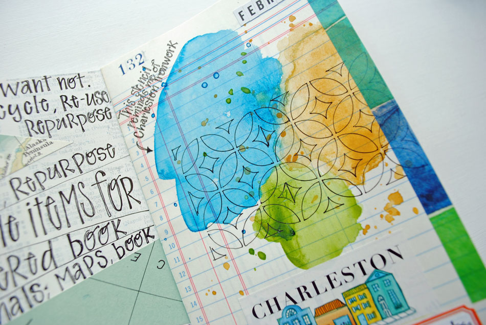 Found on Brighton: March Traveler's Notebook Art