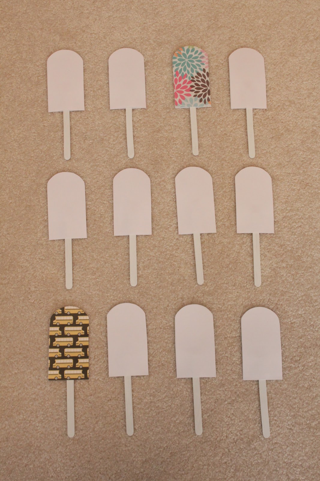 Keeping up with the Kiddos: Popsicle Memory Game