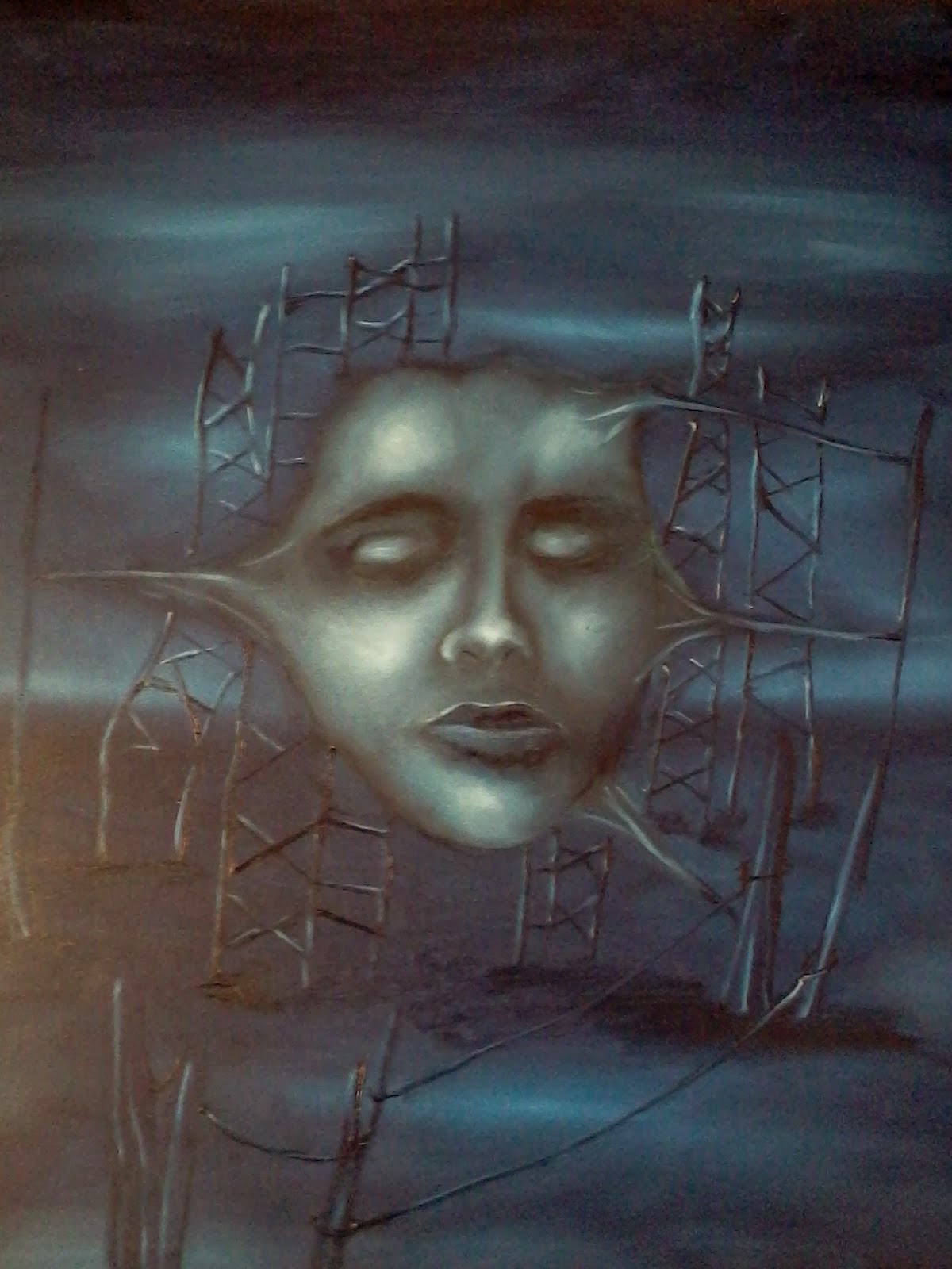 The lowbrow art of Chebetto: Retratos inusuales