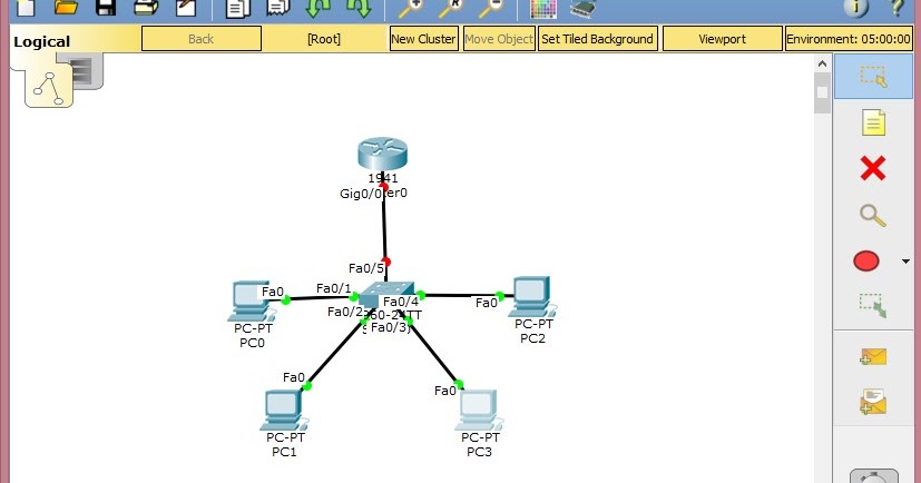 cara membuat topologi sederhana menggunakan cisco paket tracer - Tutorial Jarkom