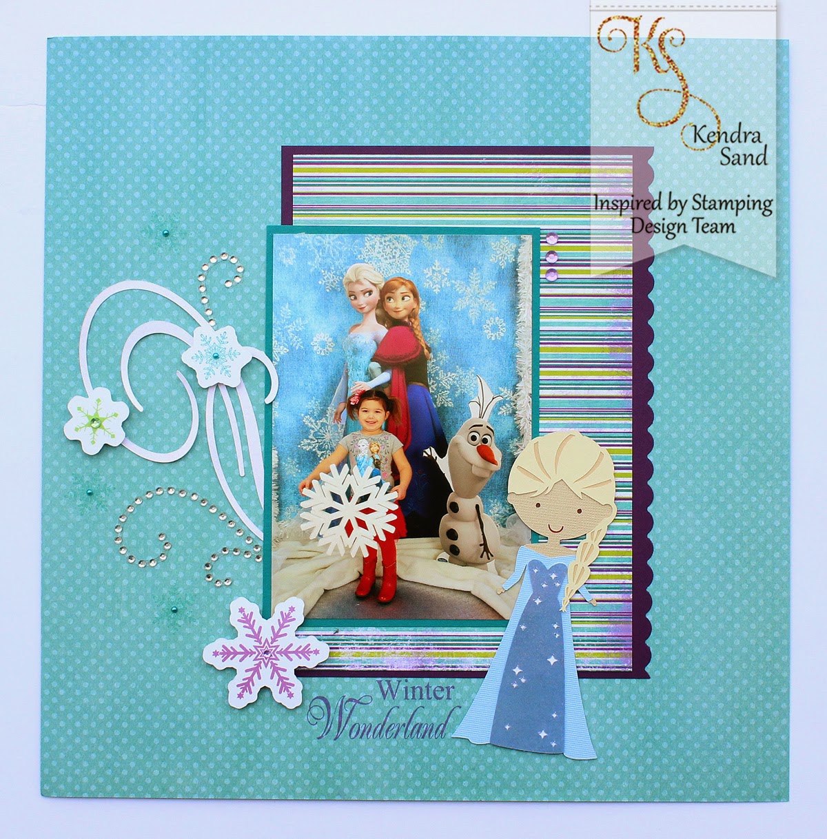 Luv 2 Scrap n' Make Cards: Frozen Layout with IBS