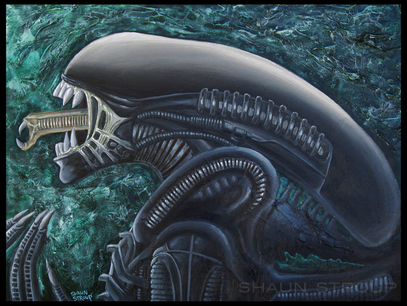 JIMSMASH ! ! !: FANART FRIDAY: ALIEN PAINTING